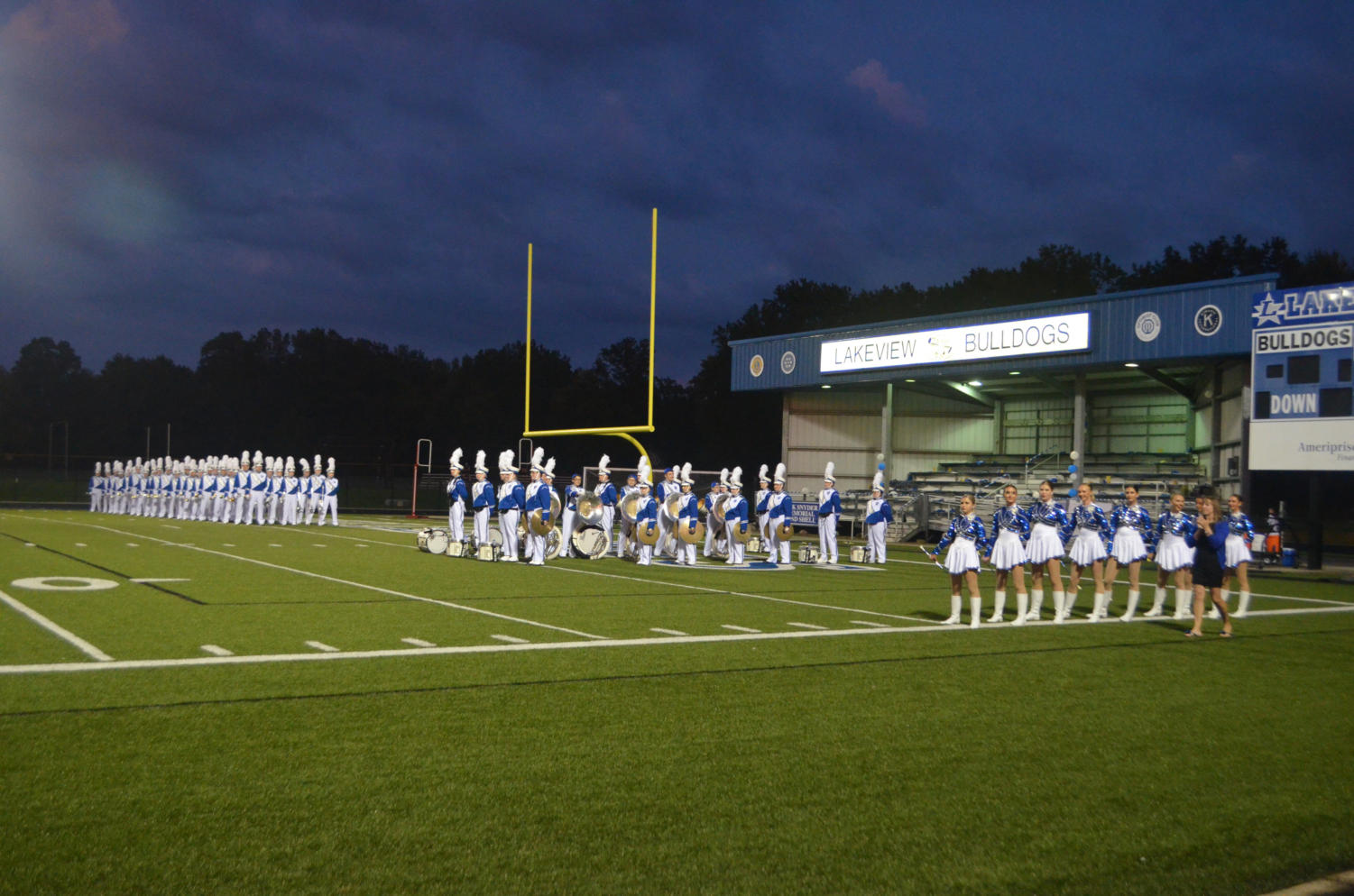 Lakeview Band Marches the Home Field – The Bulldog Bulletin